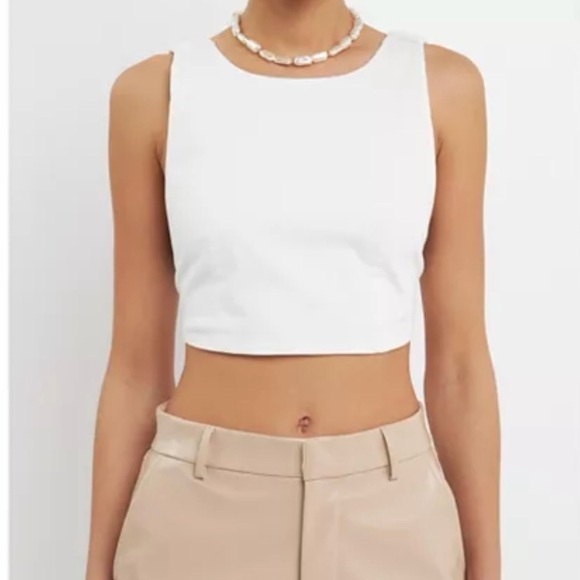 GREY LAB | Tops | Grey Lab Classic White Tank Top | Poshmark
